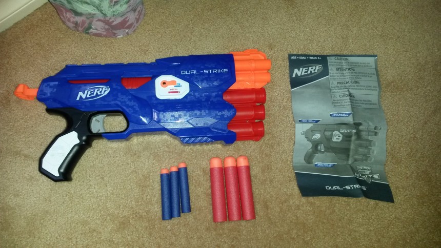 Review: Nerf Elite Dual-Strike (grey trigger) | Blaster Hub
