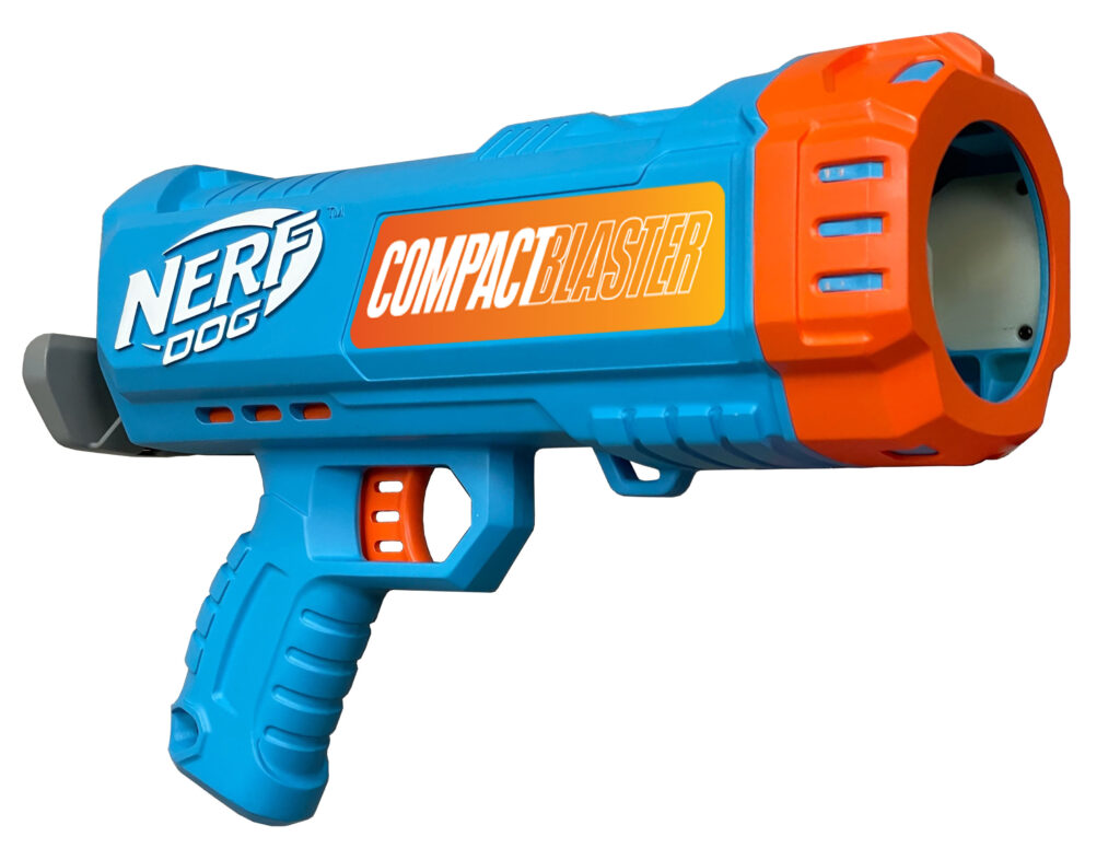 Nerf Dog 12inch Compact Tennis Ball Blaster with 2.5inch Tennis Ball 2 ...