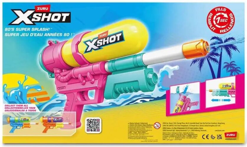 Xshot Fast Fill 80s Super Splash Review | Blaster Hub